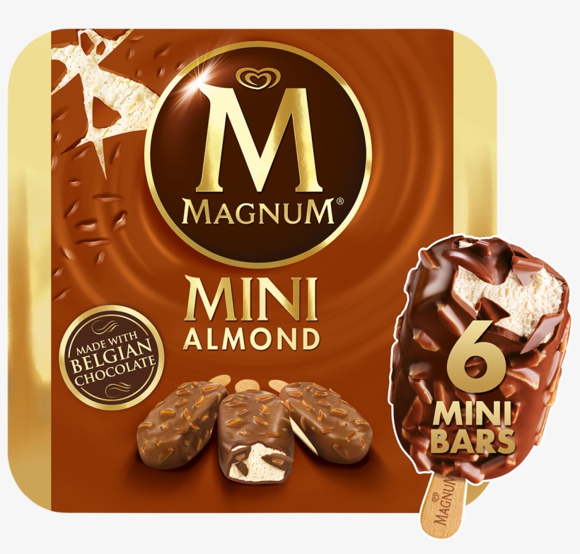 Magnum Mini Classic Almond White Transparent PNG - 1280x1280 - Free ...