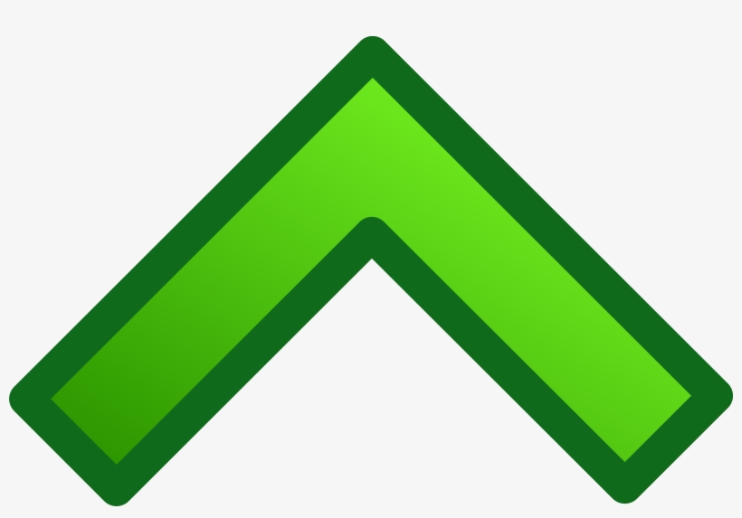 Big Image - Green Up Arrow Icon Transparent PNG - 2400x1561 - Free ...