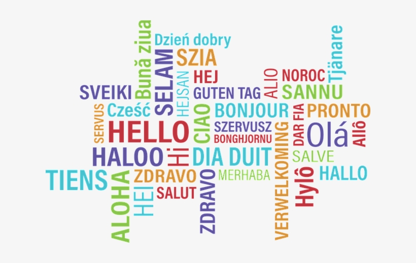 Hello In Different Languages Clipart