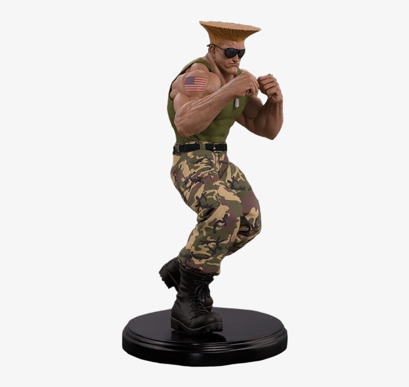 Guile Exclusive 1/4 Scale Statue - Guile Transparent PNG - 334x696 ...