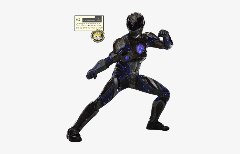 Render Black Ranger - Zack Taylor Transparent PNG - 380x456 - Free ...