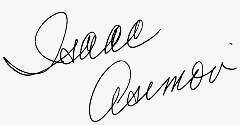 Open - Isaac Asimov Signature Transparent PNG - 2000x961 - Free ...