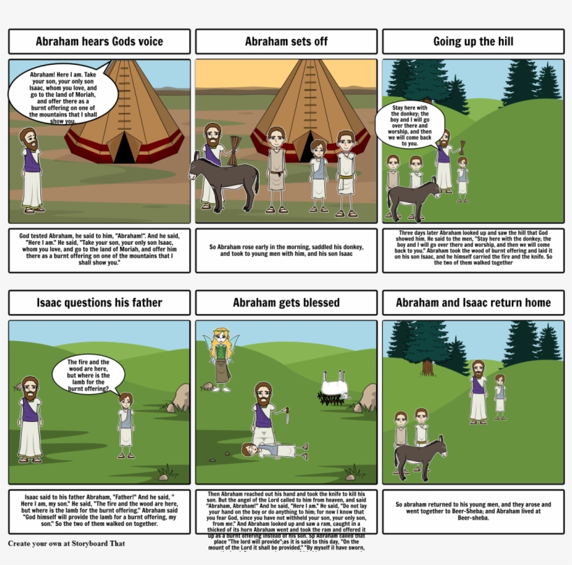 Abraham And Isaac - My Brother Peculiar Chicken Characters Transparent ...