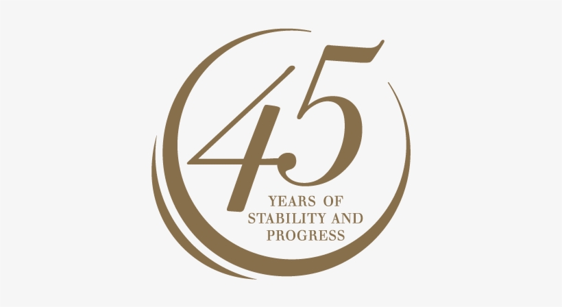 Celebrating 45 Years - 45 Years Logo Png Transparent PNG - 413x408 ...