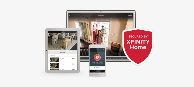 Xfinity Voice Triple Play - Xfinity Home Security Transparent PNG ...