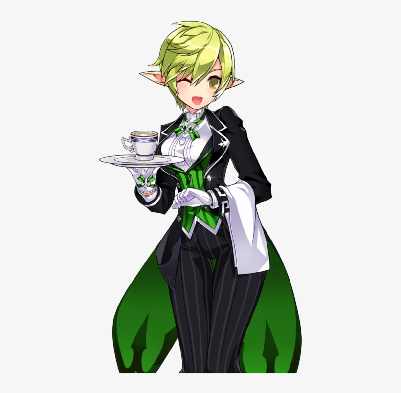 Renaaprilfool2017 - Elsword April Fools Maid Rena Transparent PNG ...