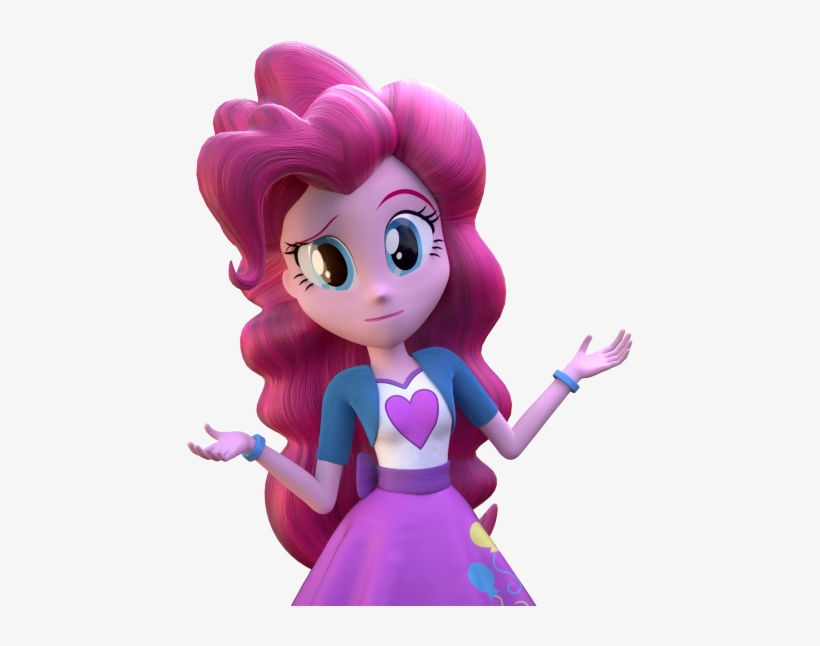 3d, 3d Model, Artist - Mlp Eg Pinkie Pie 3d Transparent PNG - 600x621 ...