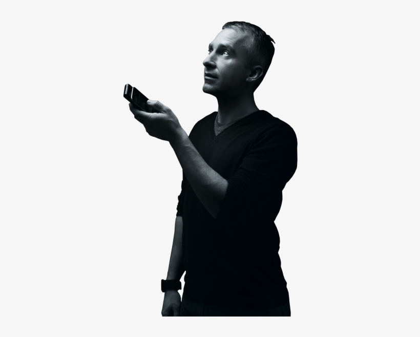 The Smart Remote And An App Puts You In Control Of - Man With Remote ...