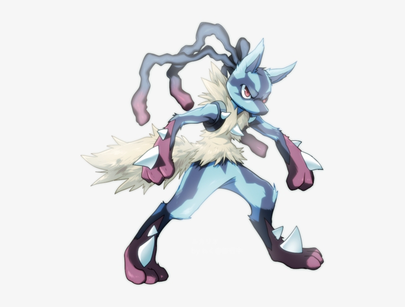 Image - Mega Lucario Transparent Transparent PNG - 500x542 - Free ...