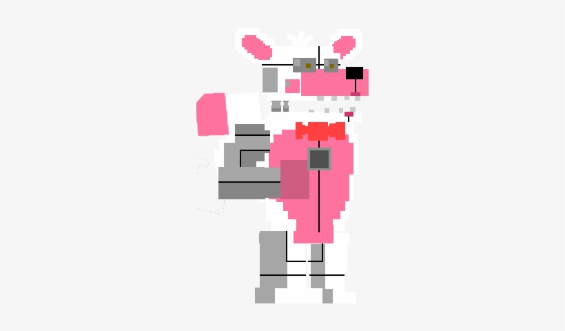 Funtime Foxy Sprite - Fnaf Funtime Foxy Sprite Transparent PNG - 324x424 - Free Download on NicePNG