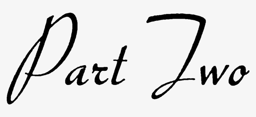 Part Two Transparent PNG - 778x295 - Free Download on NicePNG