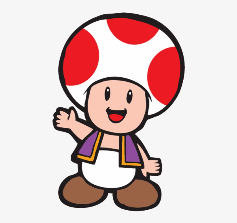 Toadstool Mascot - Super Mario 3 Toad Transparent PNG - 700x700 - Free ...