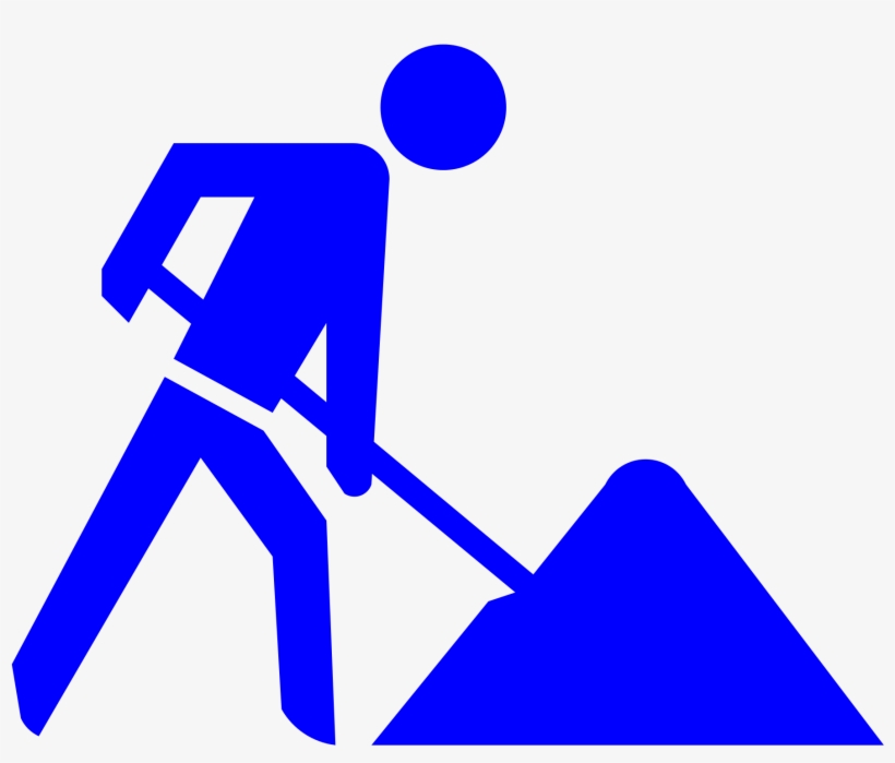 Open - Worker Icon Blue Transparent PNG - 2000x1636 - Free Download on ...