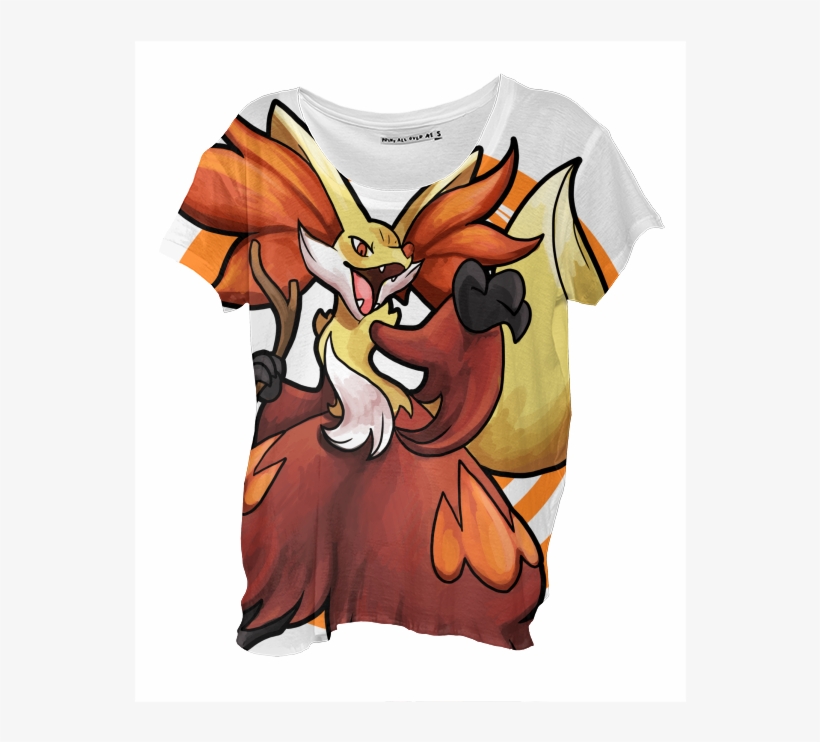 Delphox Drape $48 - Cartoon Transparent PNG - 559x682 - Free Download ...