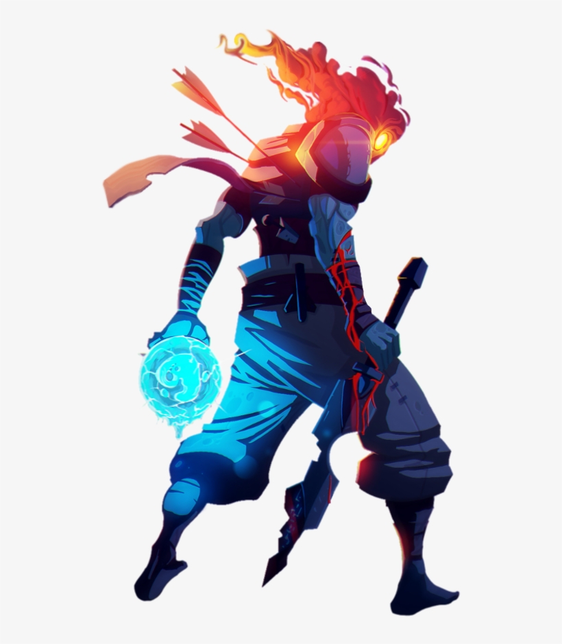 Here's A Dead Cells Guy Cut-out - Dead Cells Frantic Sword Transparent ...