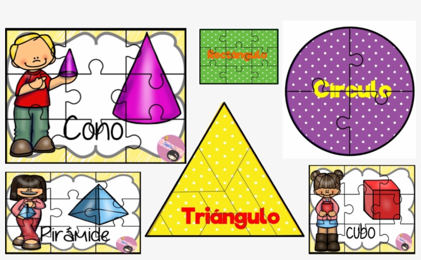 Rompecabezas De Figuras Geometricas Transparent PNG - 1219x694 - Free ...