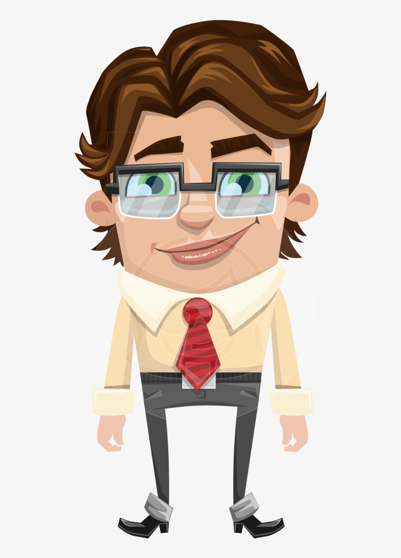 Clark Executive - Executive Cartoon Character Transparent PNG ...