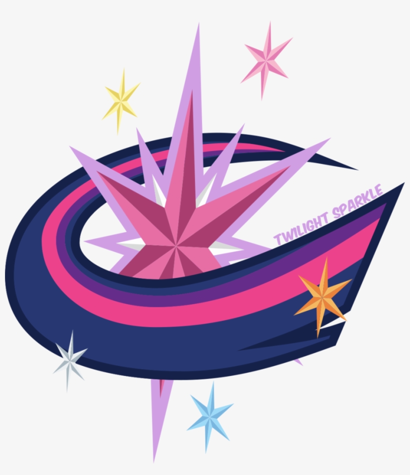 Twilight Sparkle Cutie Mark Tattoo My Little Pony MLP Gliter Cutie