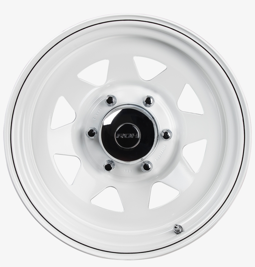 Roh Trak 2 White Steel Wheels - White Transparent PNG - 1024x1024 ...