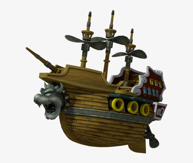 It's A Me, You Know Whom - Super Mario Airship Transparent PNG ...
