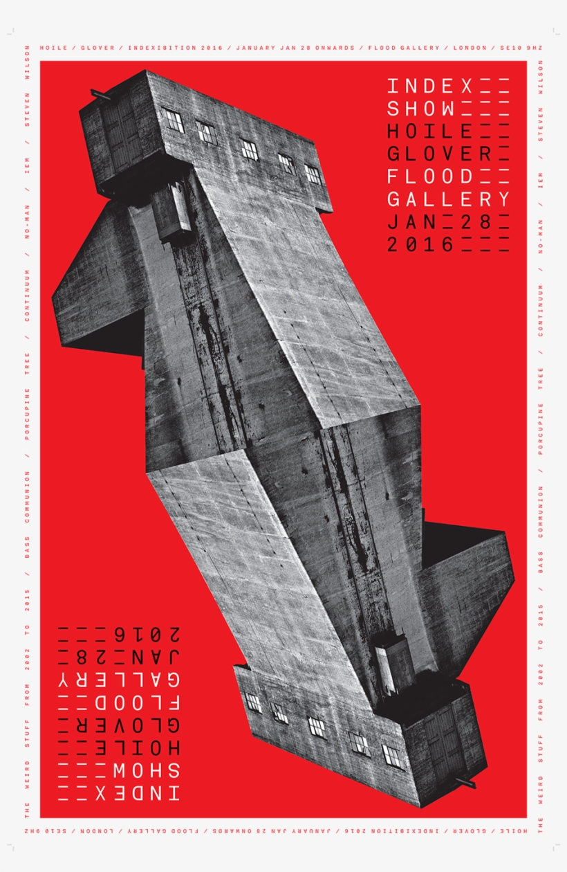 Carl Glover Lasse Hoile Index Show Greenwich Poster - Index Transparent ...