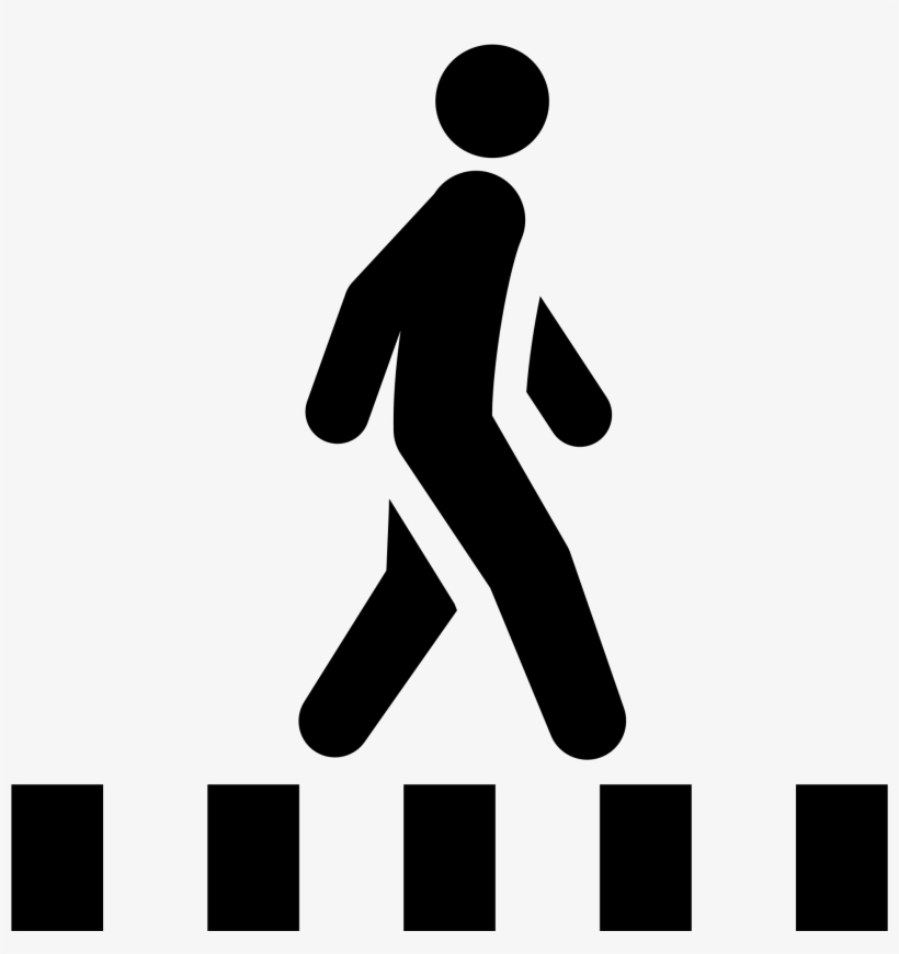 Download Open - Pedestrian Crossing Icon Png - HD Transparent PNG ...