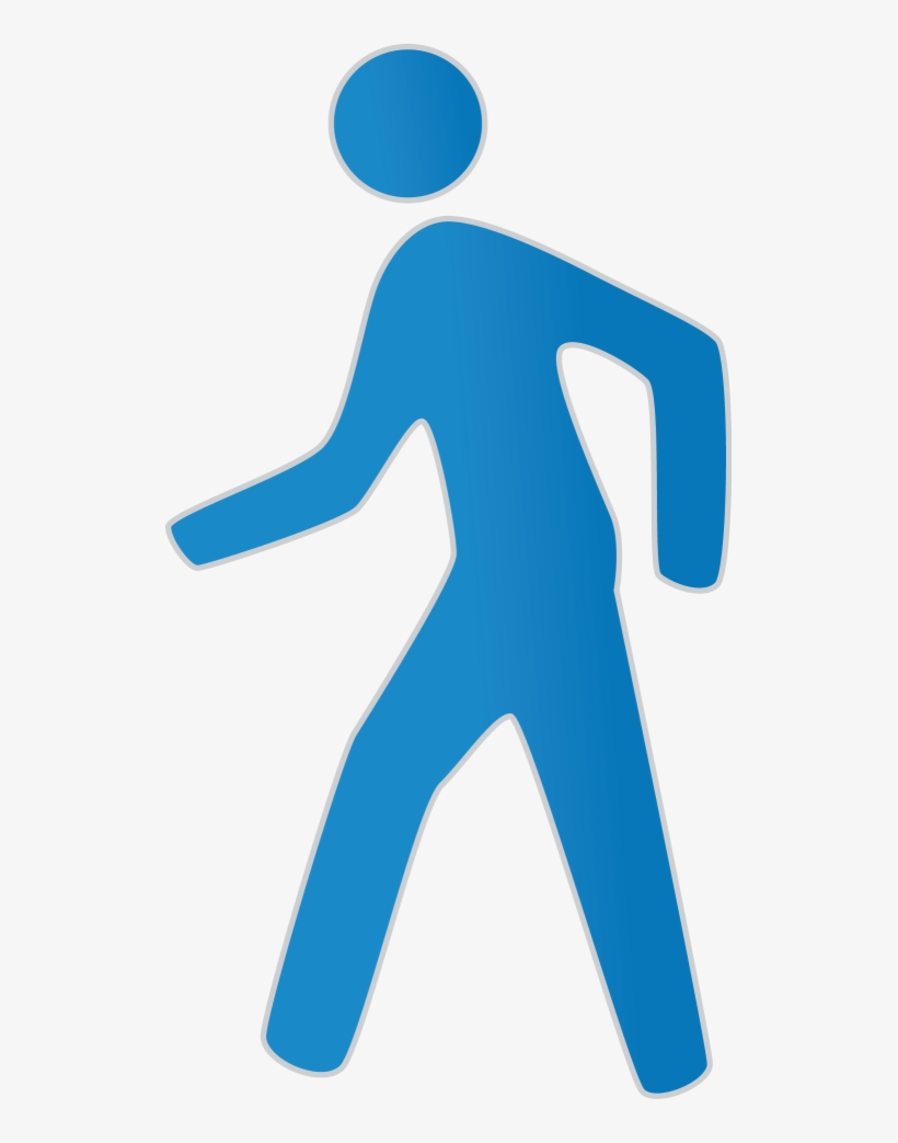 Pedestrian-blue - Pedestrian Png Transparent PNG - 517x963 - Free ...