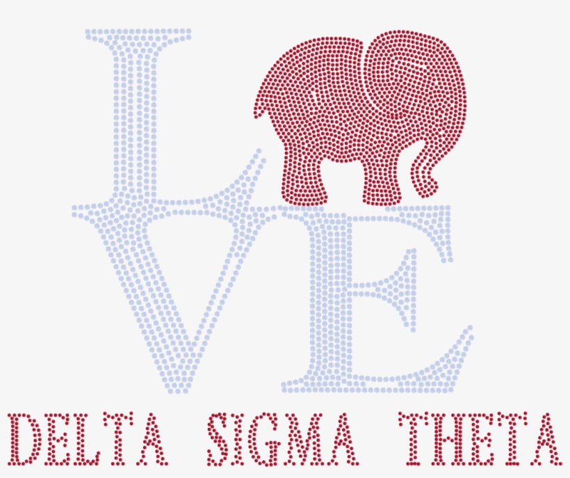 Delta Sigma Theta Love Transfer - Delta Sigma Theta Transparent PNG ...