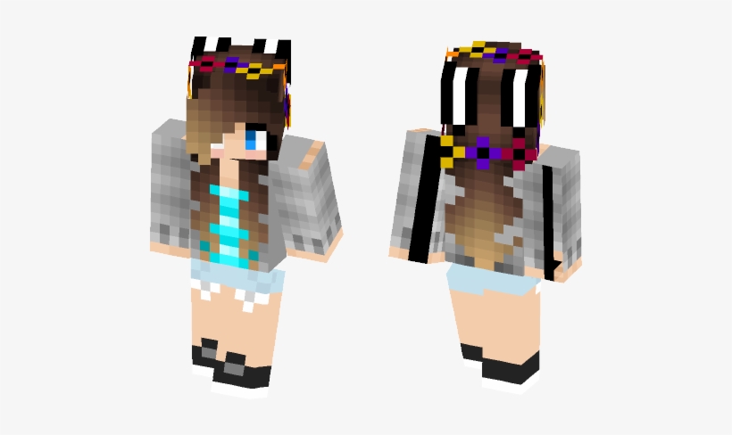 Kawaii Bunny Girl // Herobette - Minecraft Transparent PNG - 584x497 ...