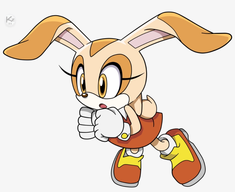 Cream The Rabbit - Cream The Rabbit Flying Transparent PNG - 2500x1875 ...