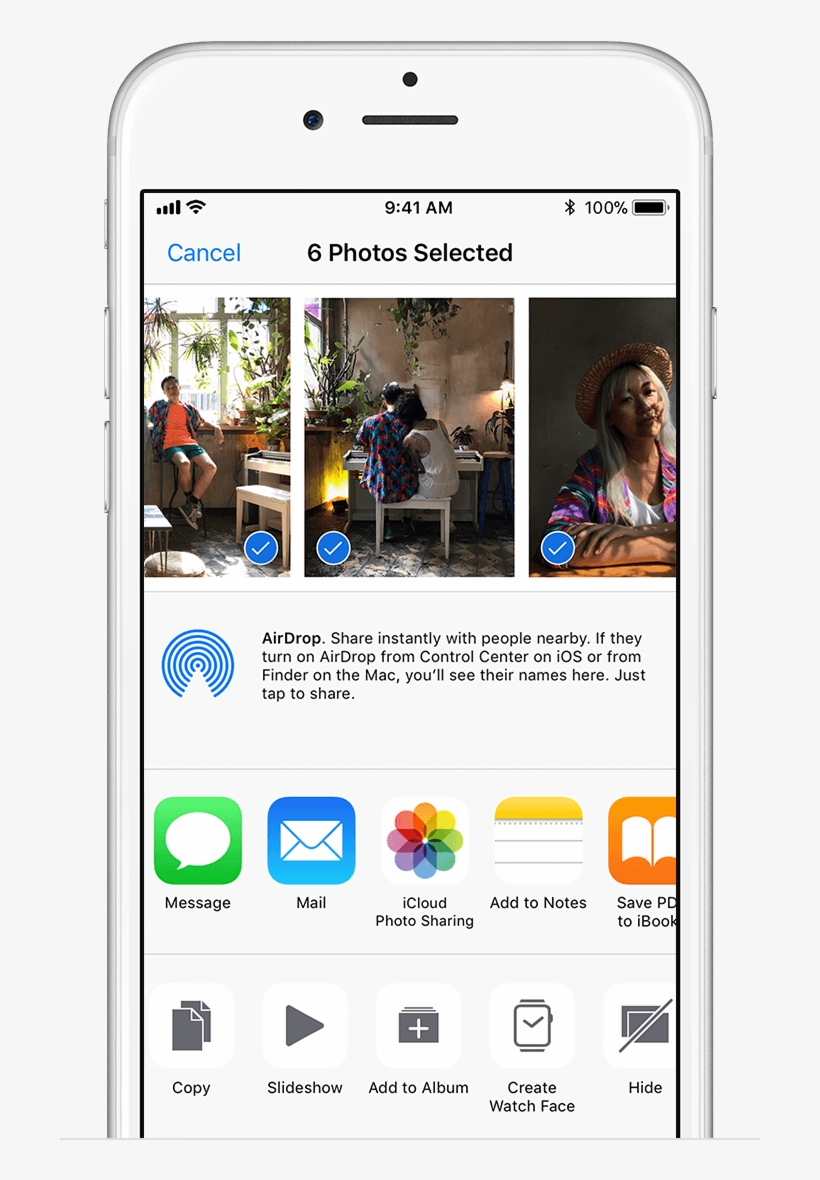Add Photos And Videos - Airdrop Transparent PNG - 700x1100 - Free ...
