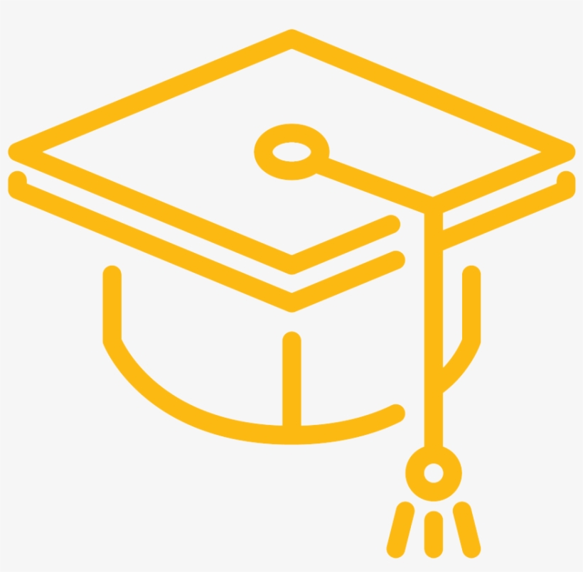 Graduation Cap Icon - Square Academic Cap Transparent PNG - 1042x1042 ...