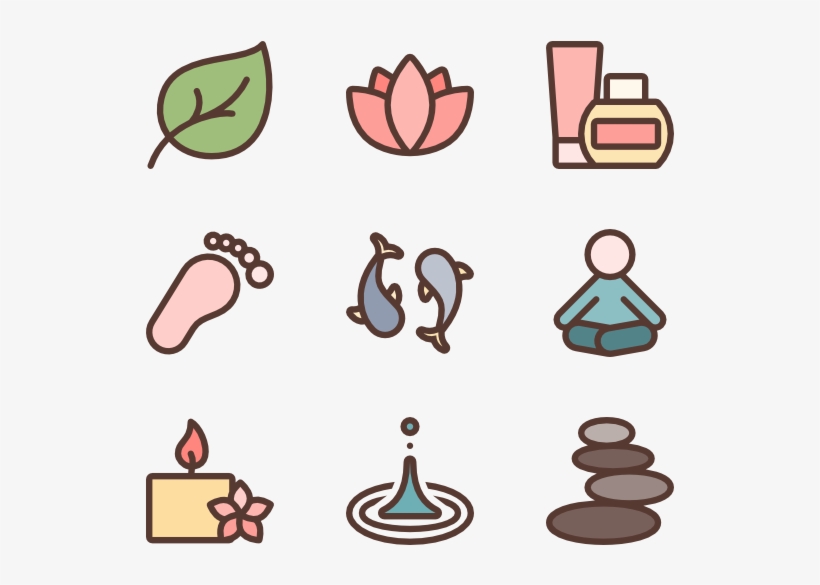 Spa Icons - Colorful Spa Icon Png Transparent PNG - 600x564 - Free Download on NicePNG