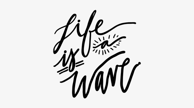 Life Is A Wave Surf Sticker - Life Is A Wave: S 16 Oz Stainless Steel ...