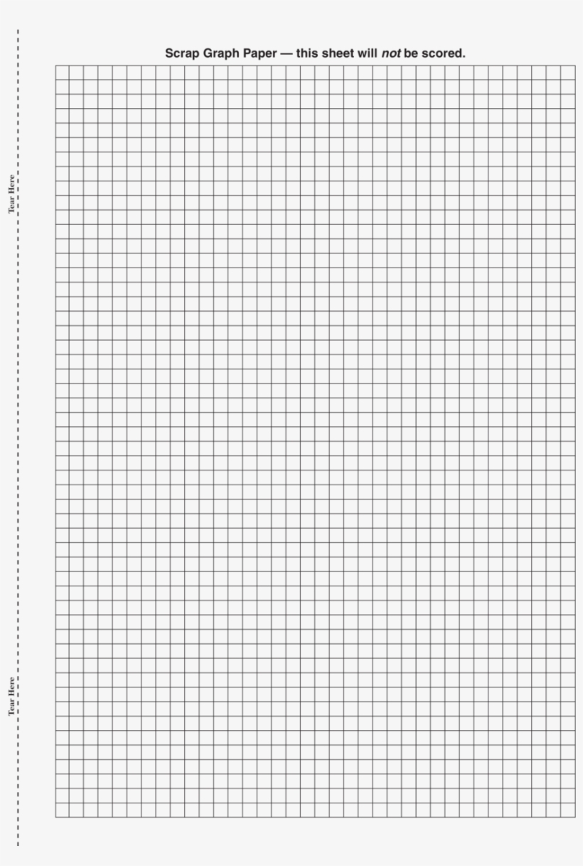 Tear Here Tear Here Scrap Graph Paper This Sheet Will - Monochrome ...