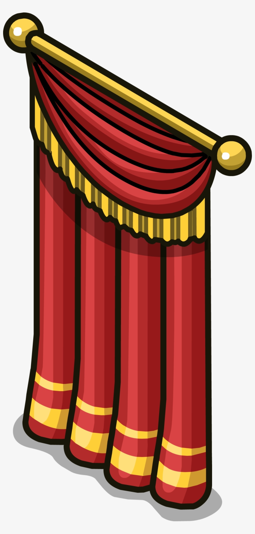 Stage Curtain Sprite 001 - Curtain Transparent PNG - 1237x2534 - Free ...