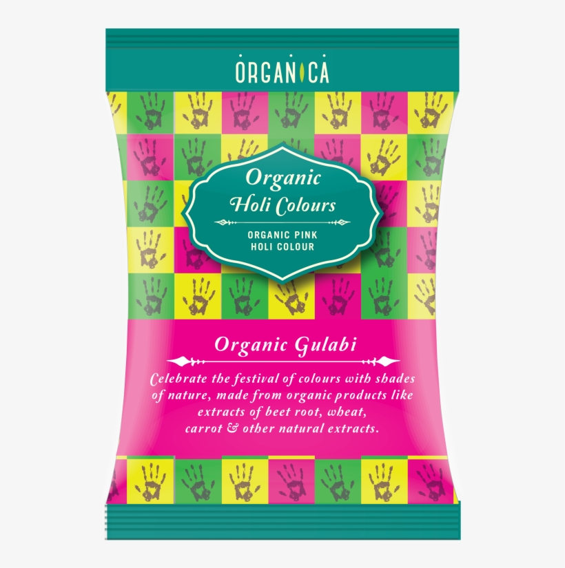 Gulabi Pink & Dhani Green Holi Color - Organic 100% Natural Holi ...