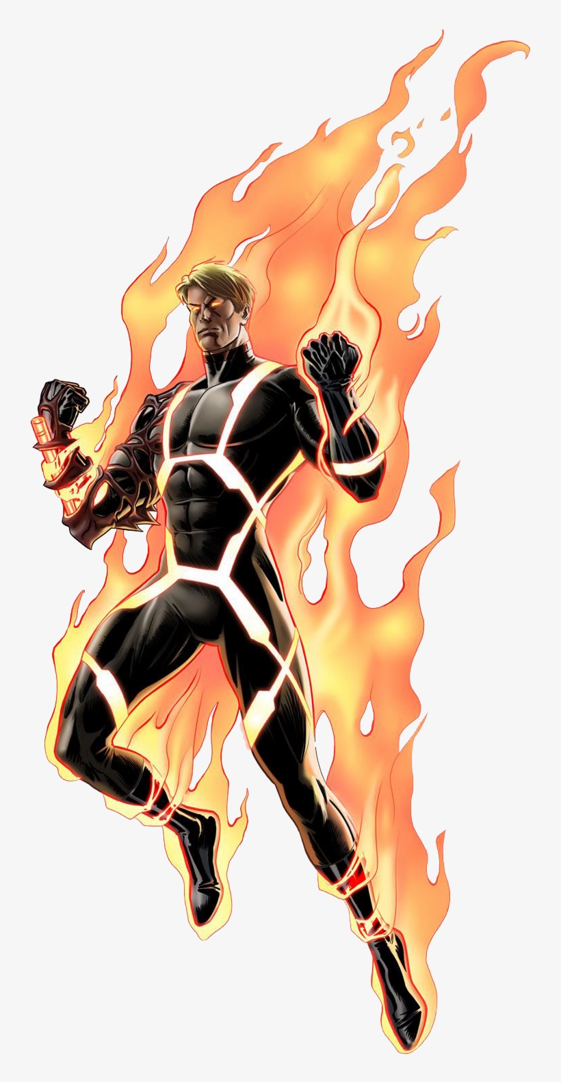 Human Torch Png Clipart - Human Torch Comic Transparent Transparent PNG ...