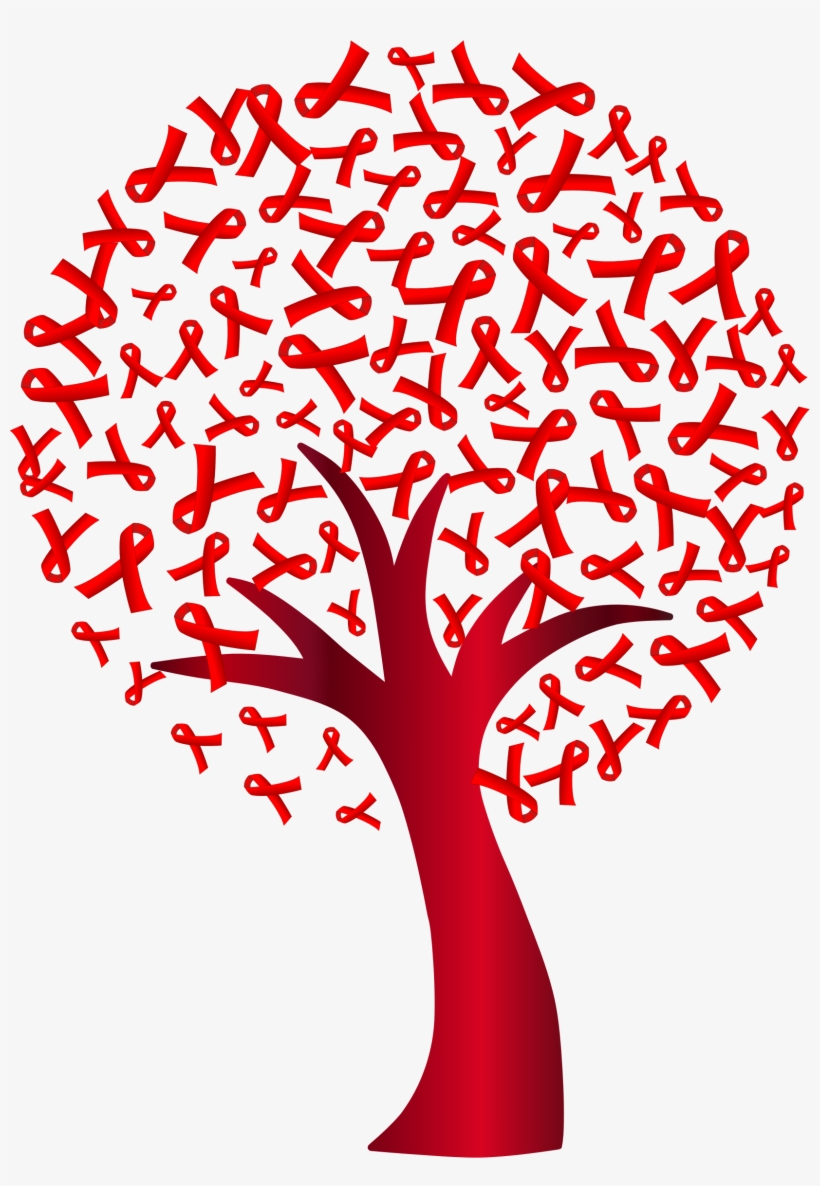 World Aids Day Red Ribbon Diagnosis Of Hiv/aids Disease - World Aids ...