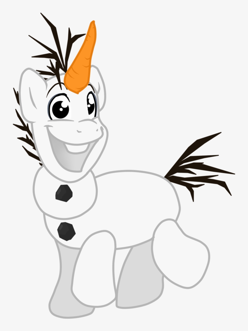 Artist Namygaga Frozen Movie Ponified Safe - Olaf Pony Transparent PNG ...