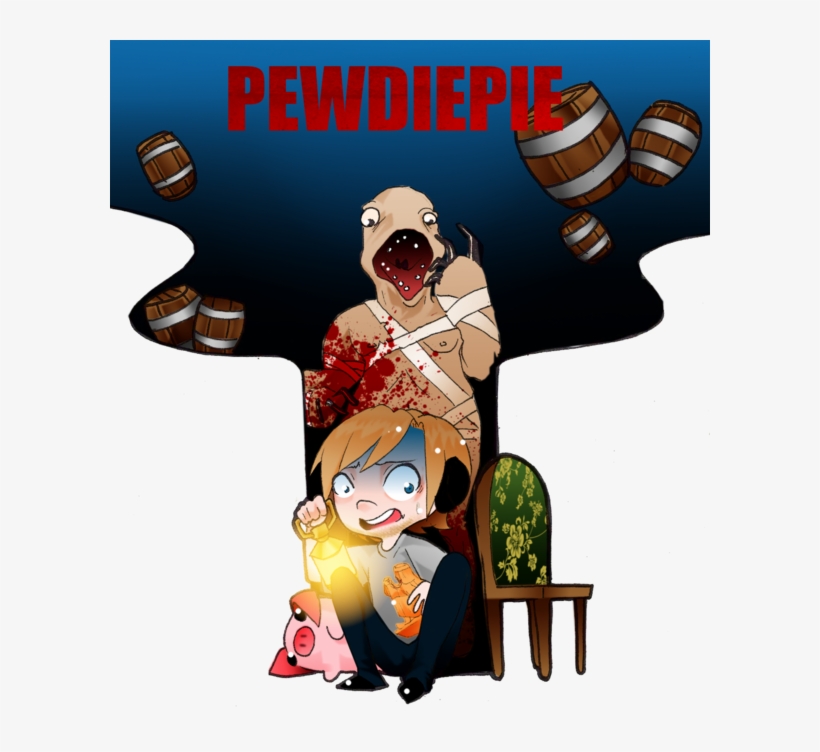 Pewdiepie By J-popsicle On Deviantart - Fan Art Transparent PNG ...