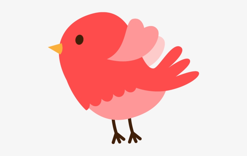 Feather Pink Bird Left-01 - Bird Transparent PNG - 502x440 - Free ...