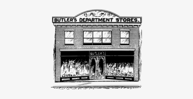 Department Store Retail Storefront Shopping Computer - Department ...