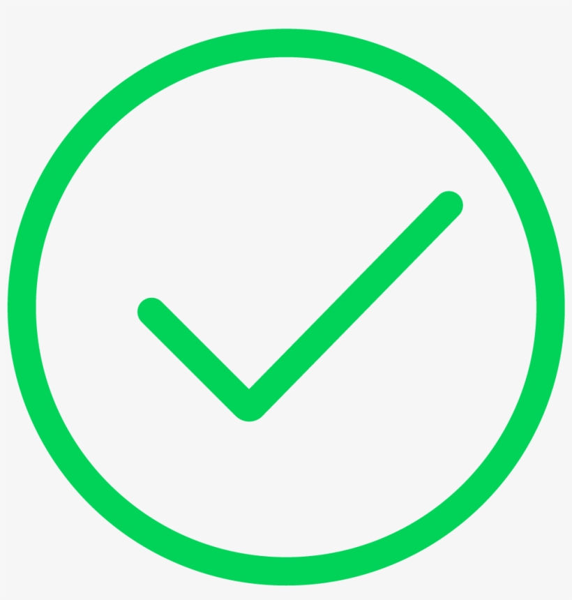 Download Icon Success - Circle Green Tick Png - HD Transparent PNG ...