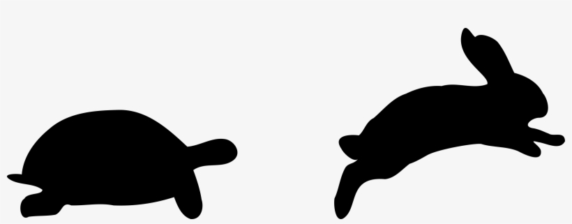 Rabbit And Turtle Clipart Girl