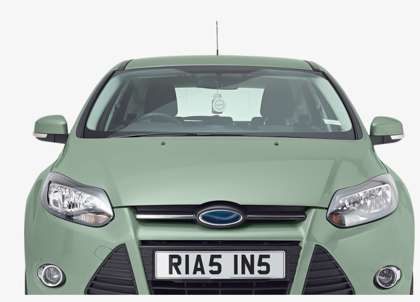 Mint Coloured Car With Rias Personalised Plate - Rias Transparent PNG ...