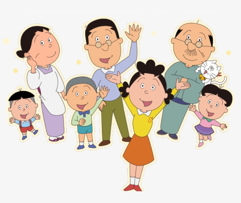 Sazaesan Family - Sazae San Transparent PNG - 800x611 - Free Download ...