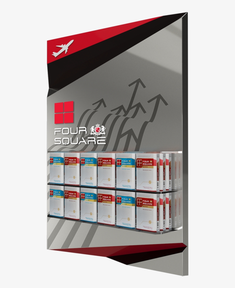 Four Square Cigarette Product Display Unit - Shelf Transparent PNG ...