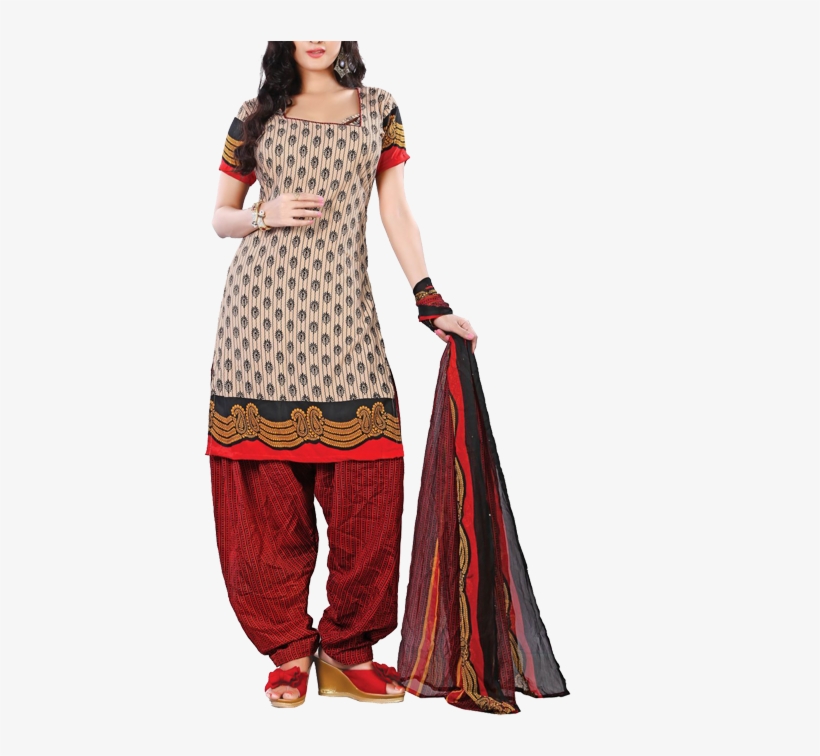 Triveni Classy Cotton Salwar Kameez - Silk Transparent PNG - 800x800 ...