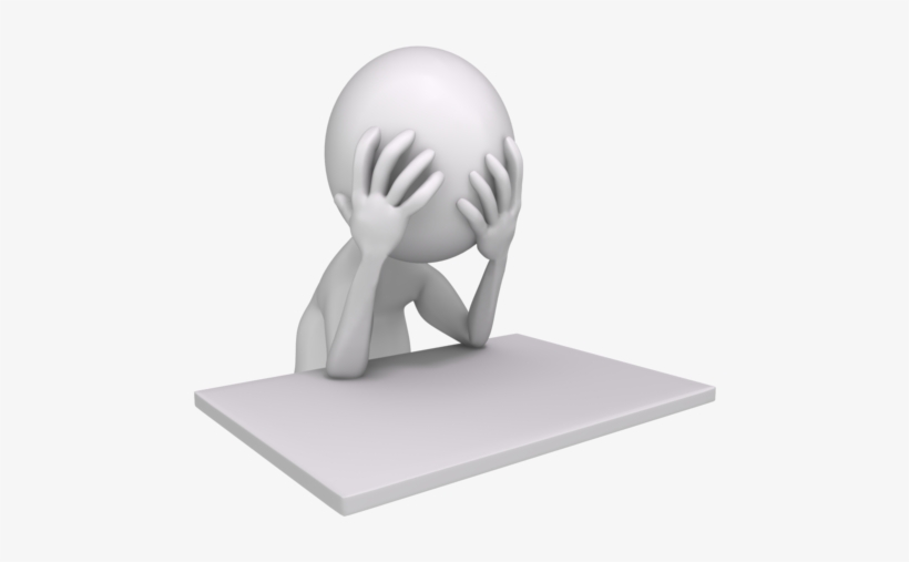 Frustrated At My Desk 8478 - Stick Figure Frustrated Transparent PNG ...